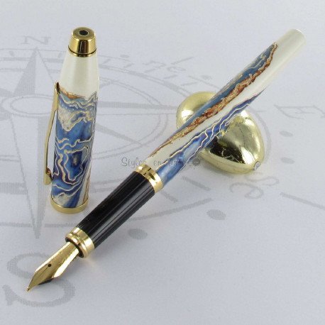 Stylo Plume Moyenne Cross® Wanderlust Malte sur stylosenligne.com