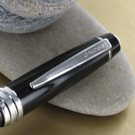 Stylo Roller Cross® "Bailey" Noir Laqué Convertible | Élégance et ...