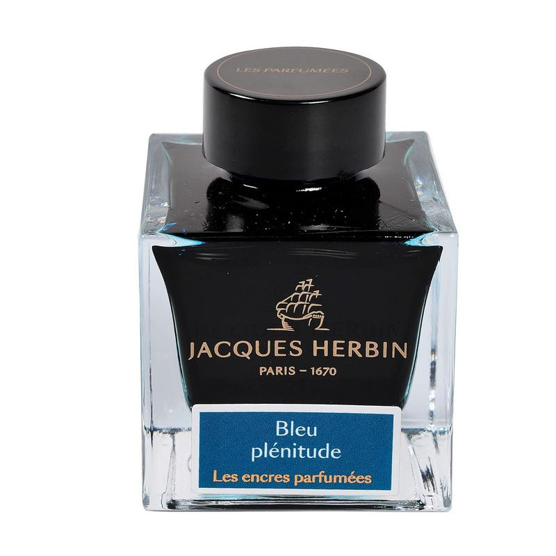 Flacon d'Encre Parfumée 50 ml J. Herbin® Prestige Bleu Plénitude ...